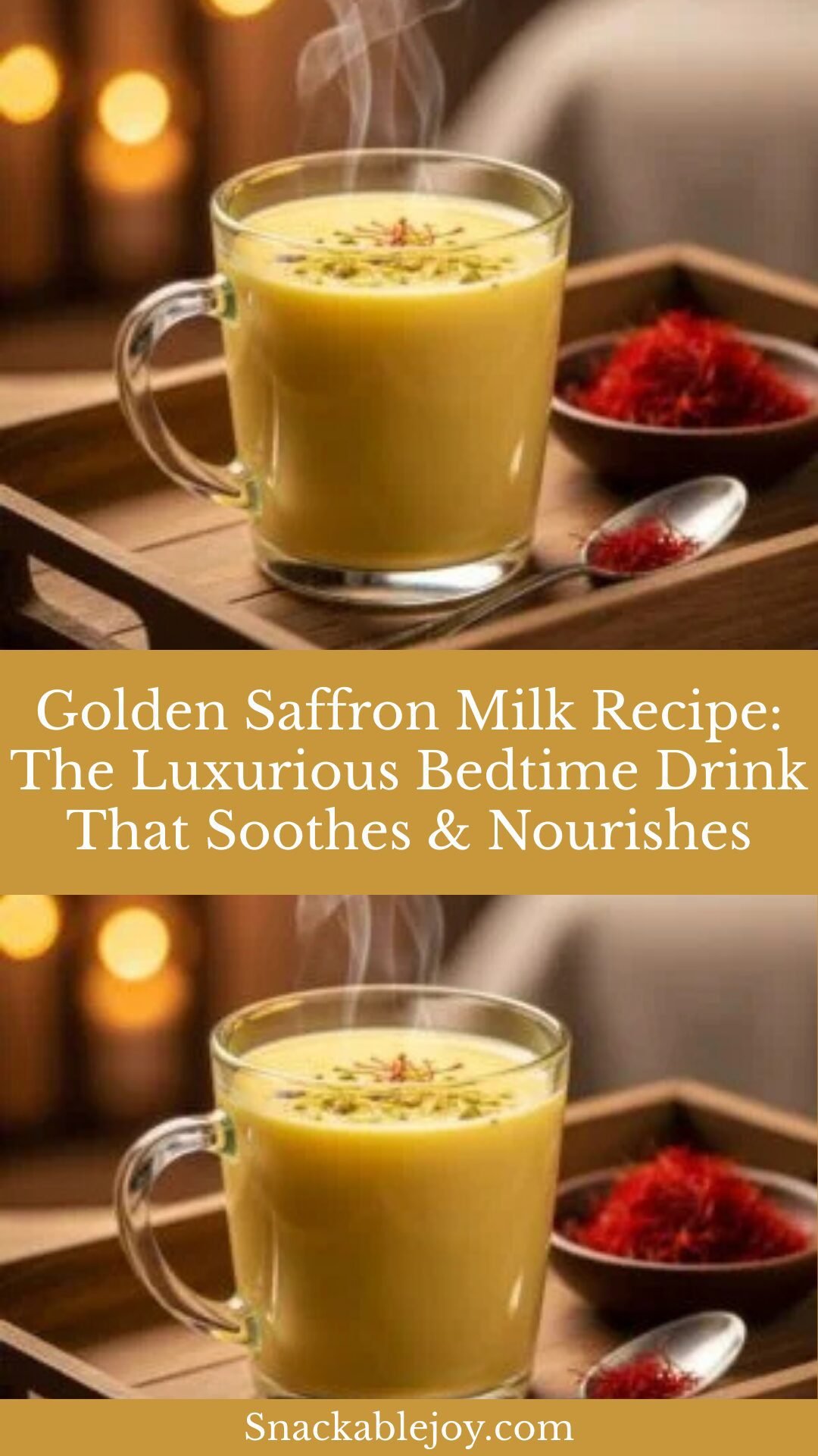 Golden Saffron Milk Recipe: The Luxurious Bedtime Drink That Soothes ...